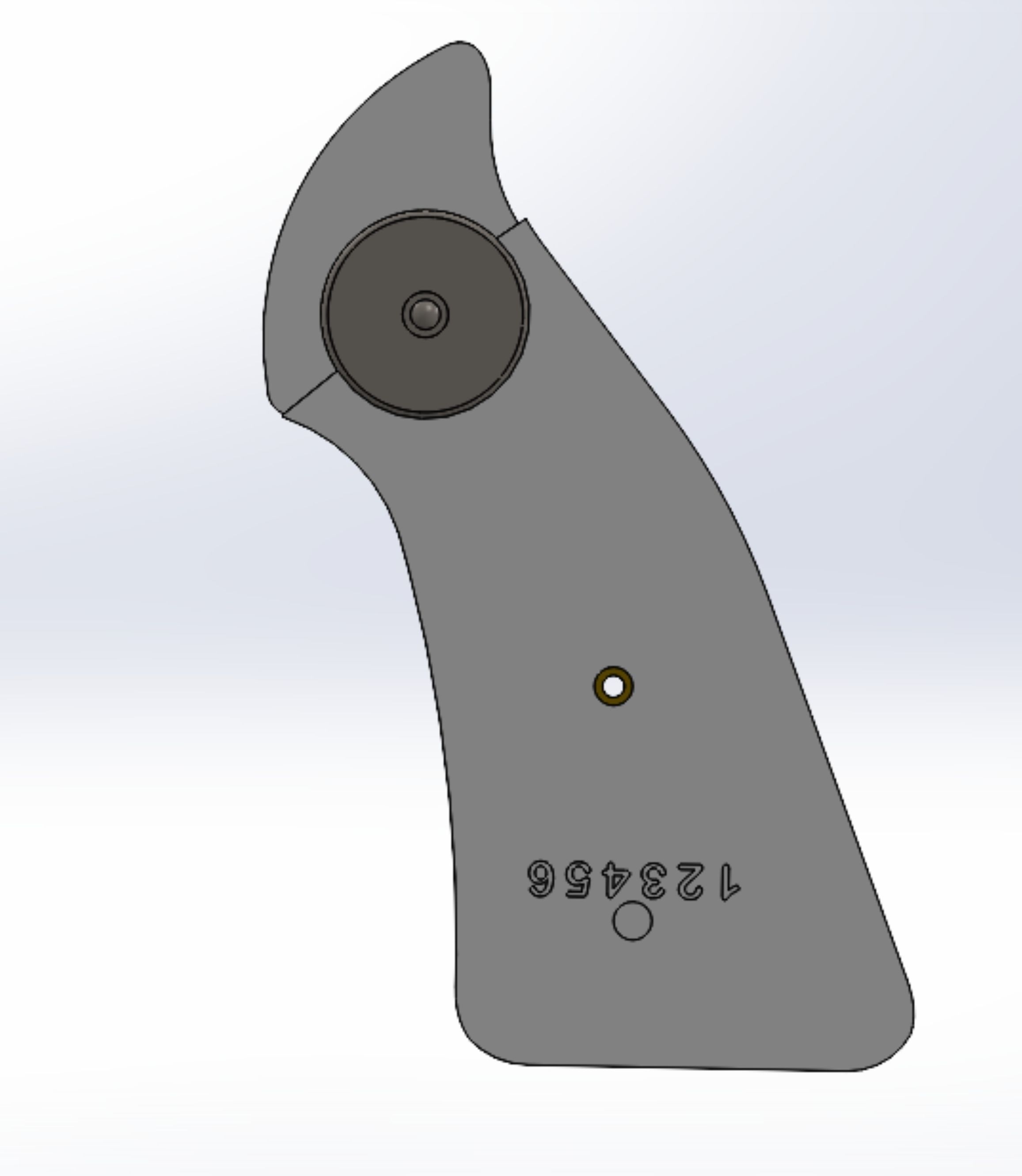 Smith and Wesson Grip Stl 3D model 3D printable | CGTrader