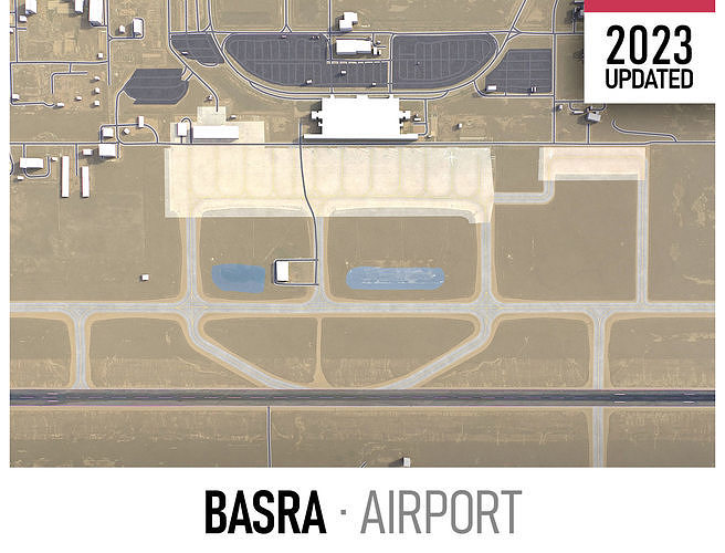 3D model Basra Airport VR / AR / low-poly | CGTrader