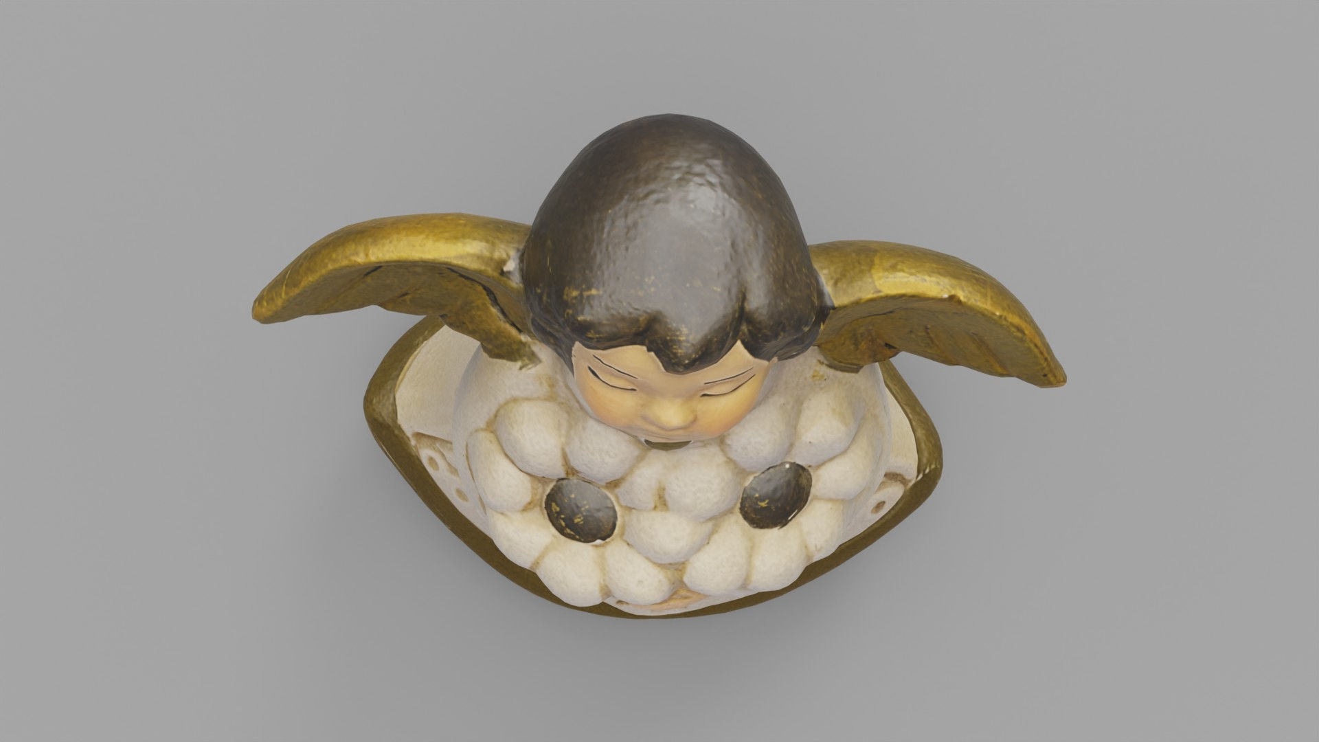 3D model Angel poor art statuette VR / AR / low-poly | CGTrader