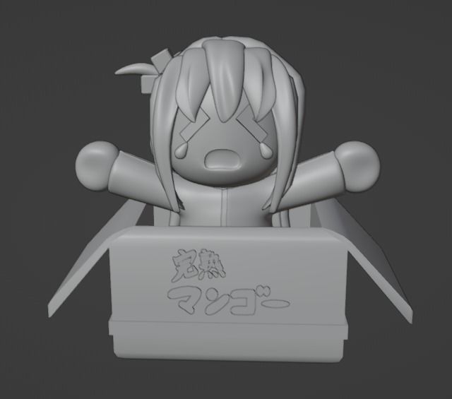 Bocchi in a box -- Bocchi the Rock - 3D Print Model 3D model 3D ...