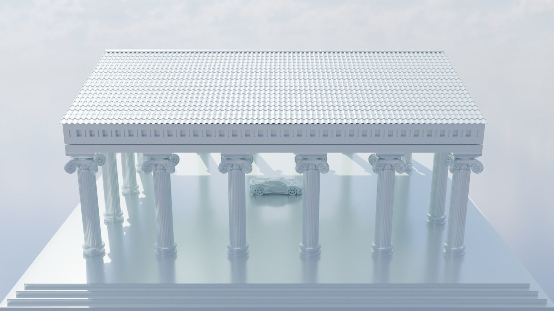 Ancient temple 3D model 3D model | CGTrader