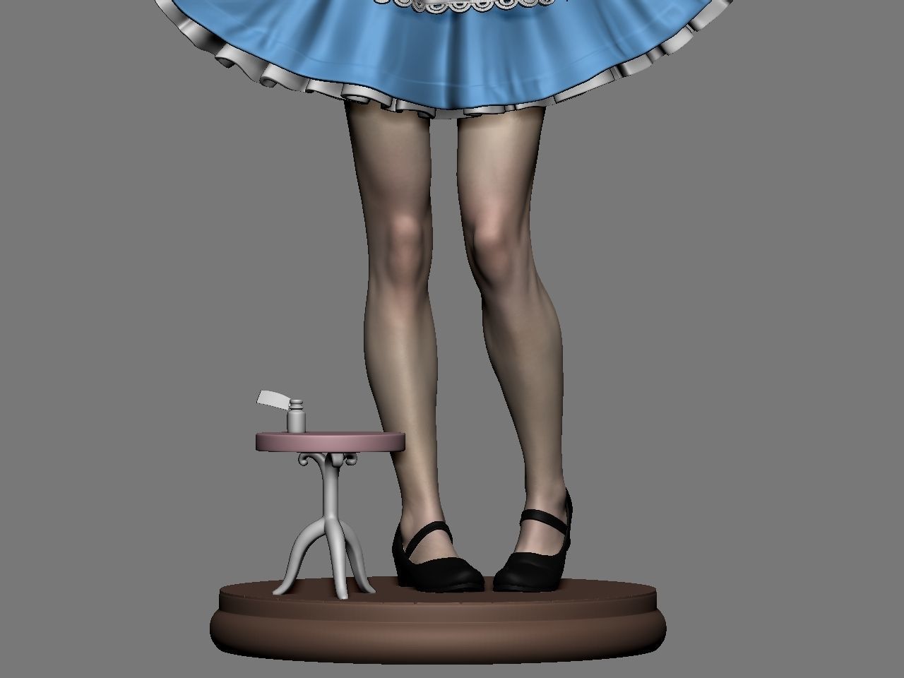 Alice in Wonderland 3D model 3D printable | CGTrader
