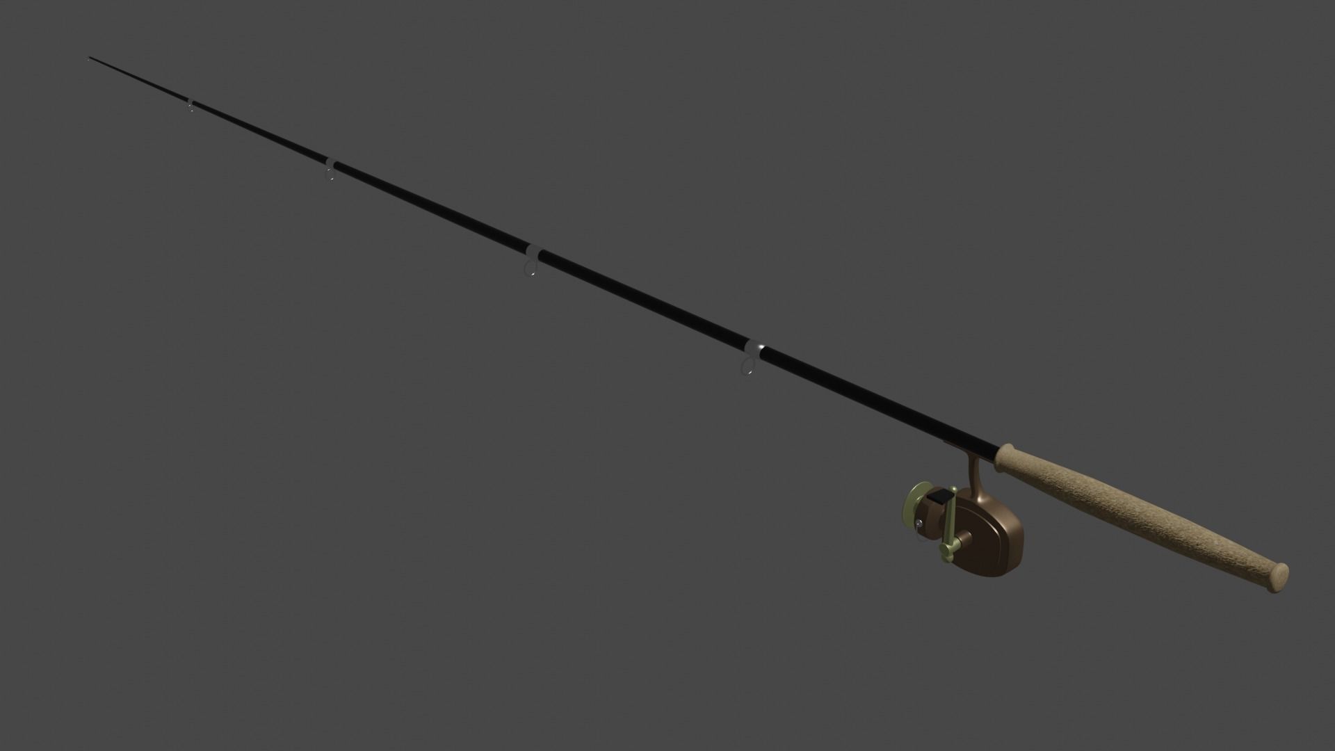 fishing rod free VR / AR / low-poly 3D model | CGTrader