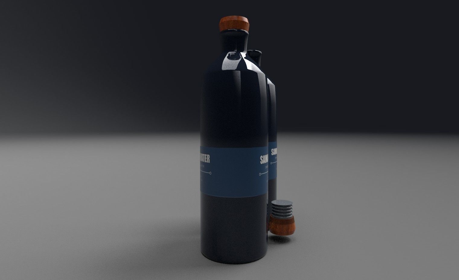 High-Resolution Water Bottle 3D model | CGTrader
