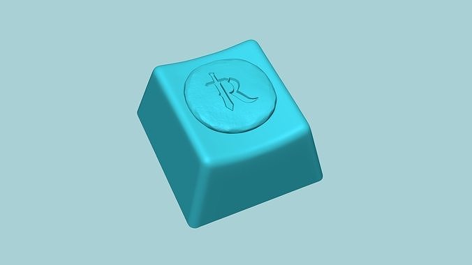 KeyCap - Runescape Symbol Rune - Decorative KeyCaps 3D model 3D ...