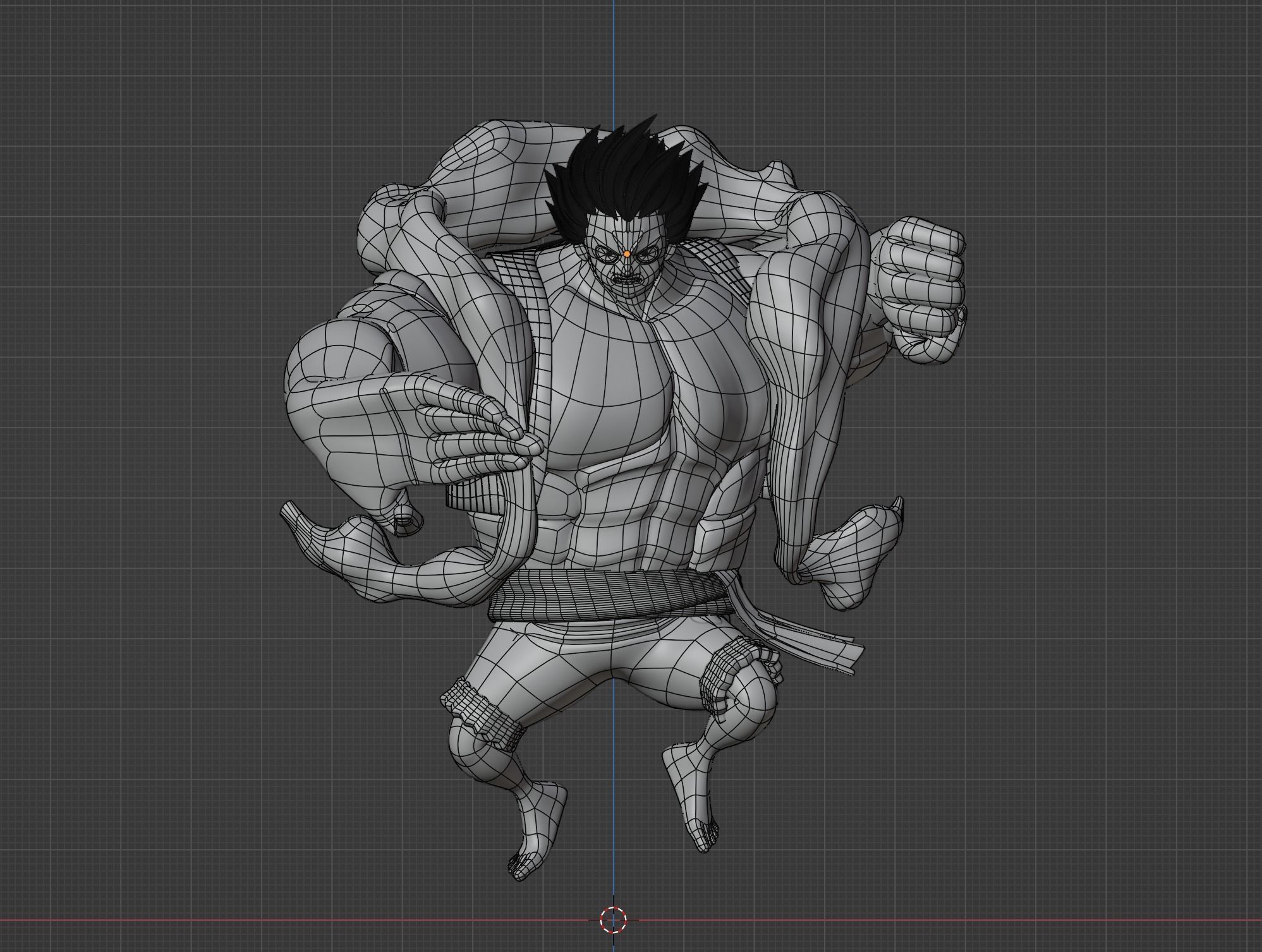 Luffy Gear4 - One Piece 3D model rigged | CGTrader