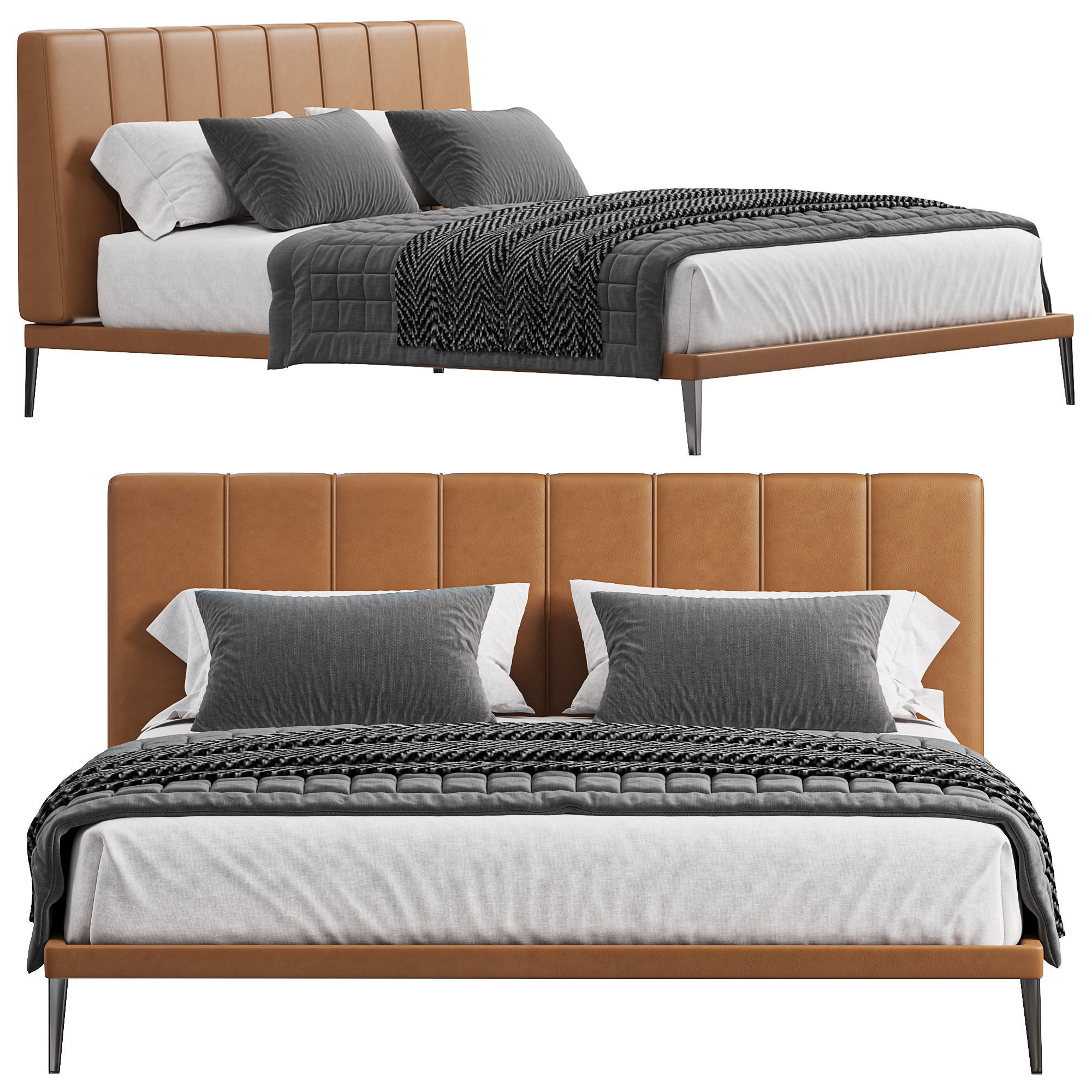 Megan Bed By Bodema 3D model | CGTrader
