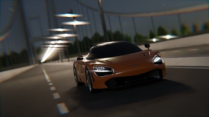 McLaren animation 3D model animated | CGTrader