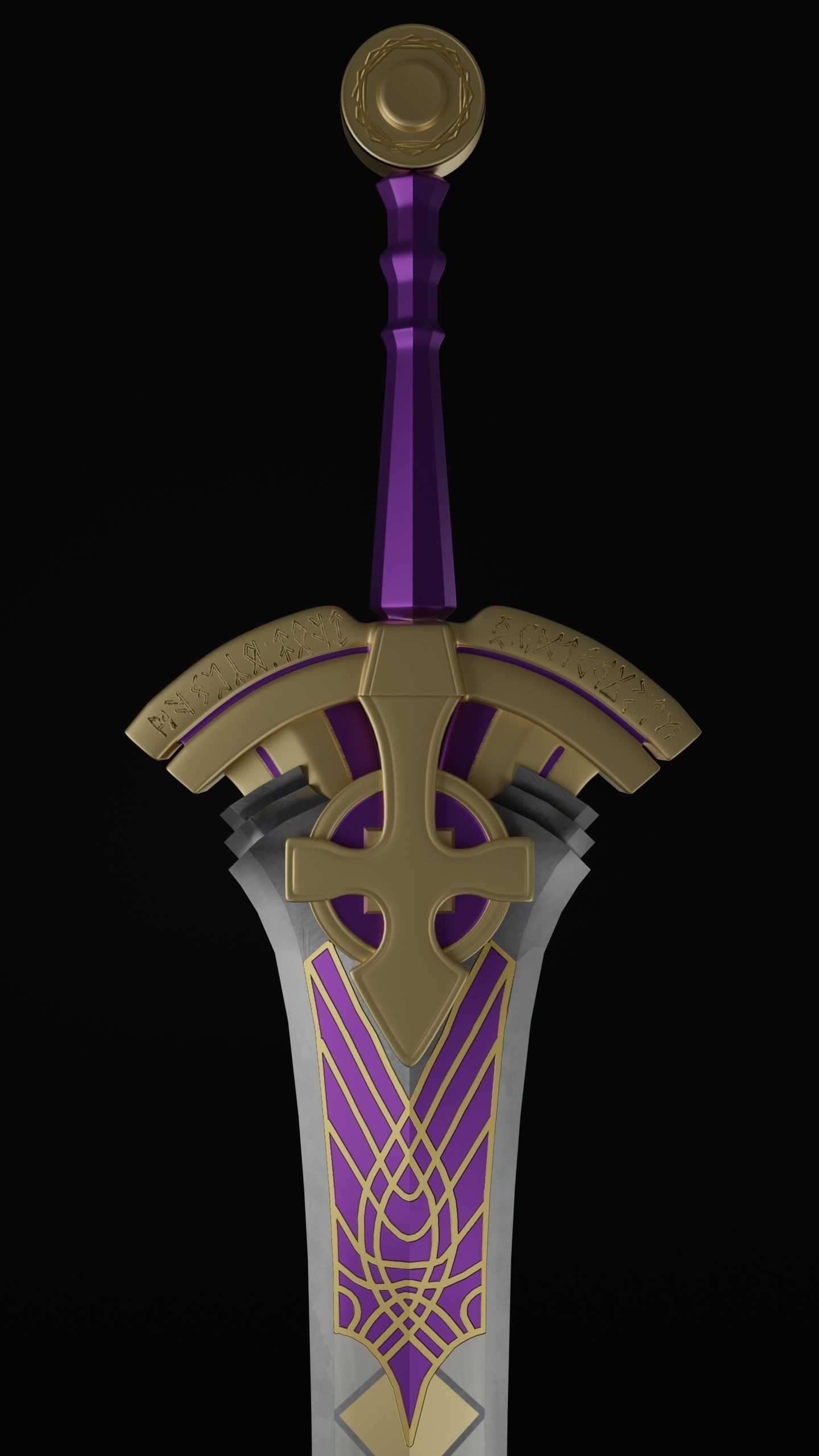 Excalibur Proto Sword of Promised Victory 3D model | CGTrader