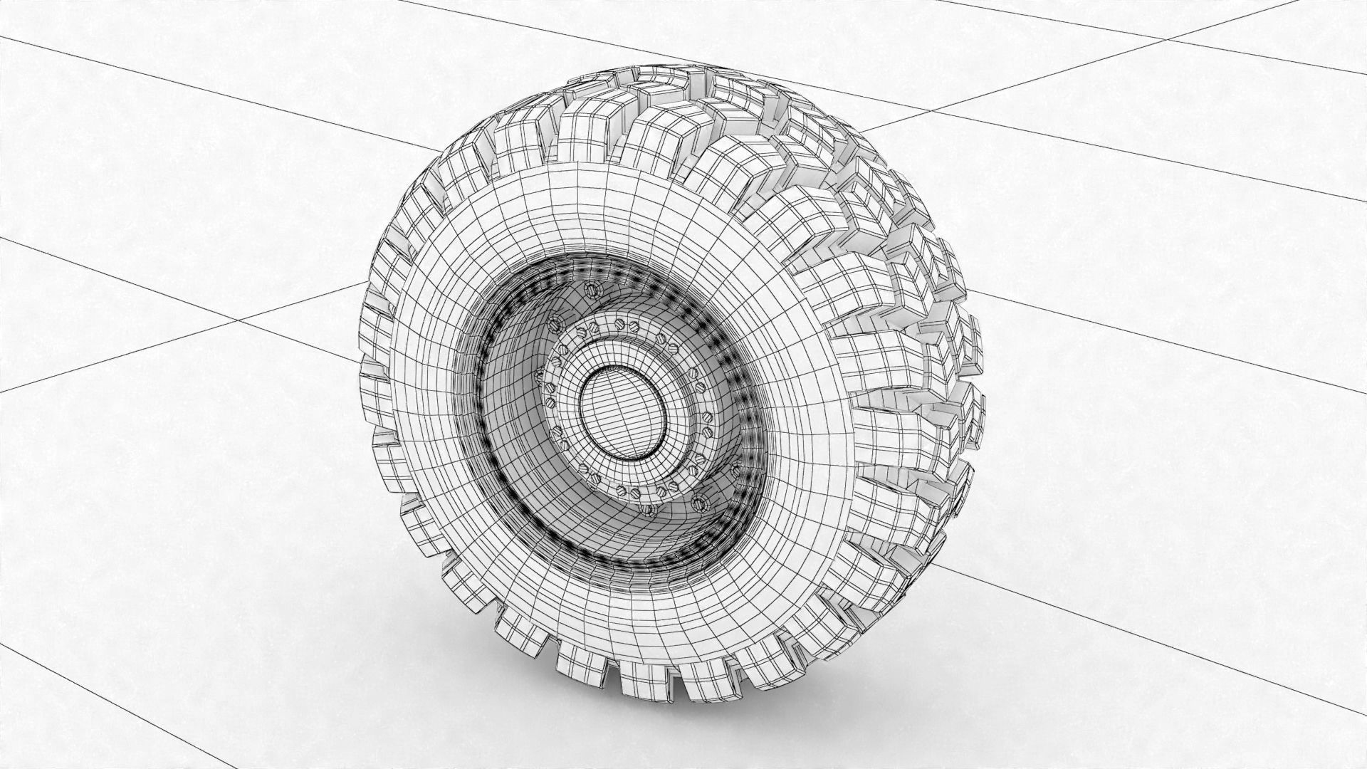 Truck Tire 3D model | CGTrader