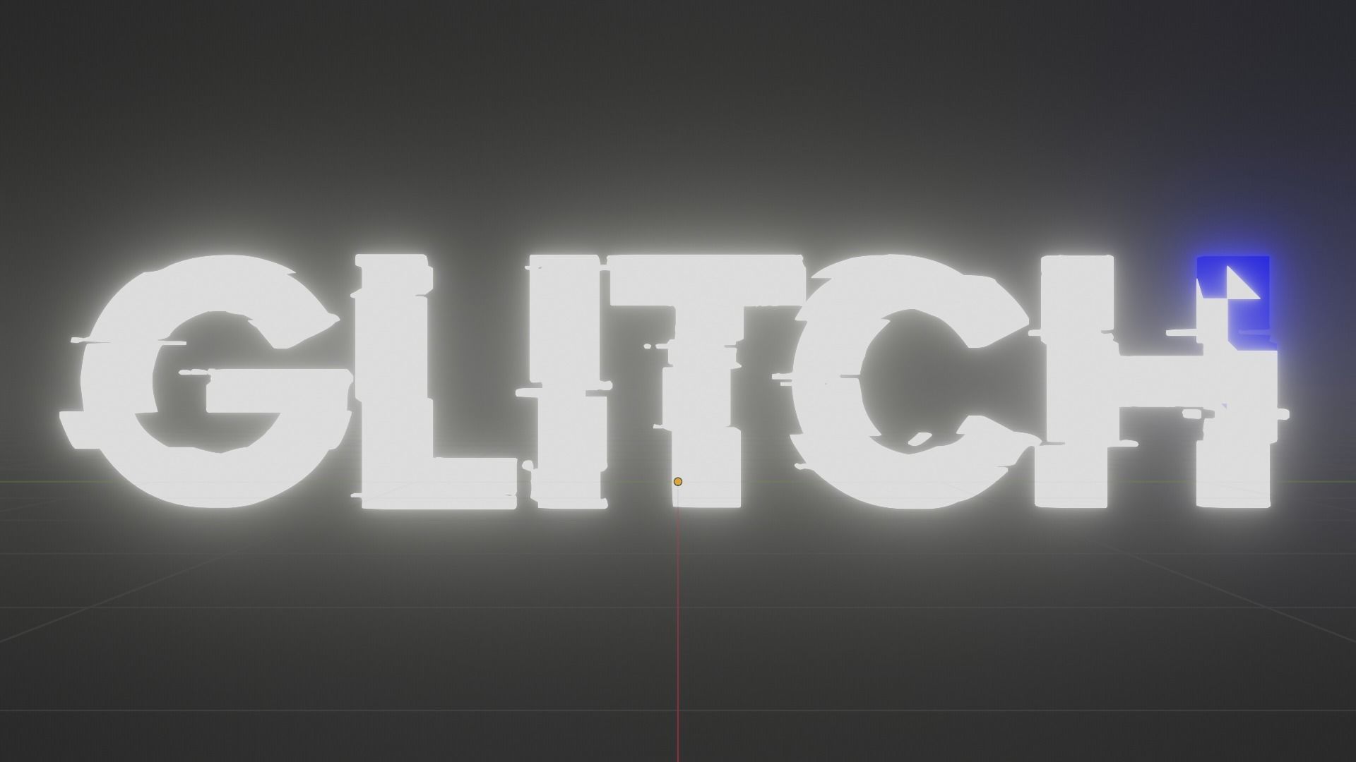 3D model Pixel Glitch Effect Animation - made in Blender VR / AR / low ...