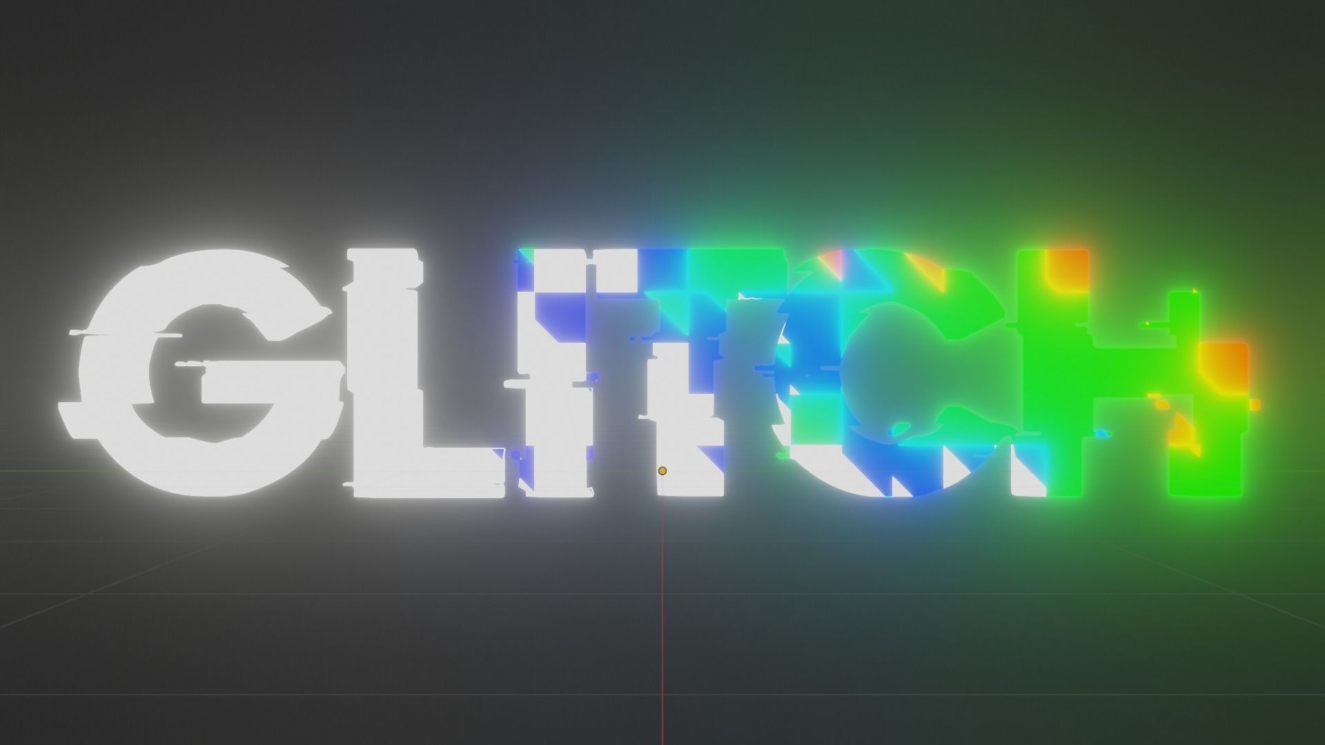 3D model Pixel Glitch Effect Animation - made in Blender VR / AR / low-poly | CGTrader