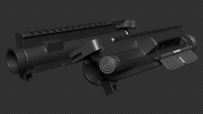 3D model AR-15 A3 Upper Receiver VR / AR / low-poly | CGTrader