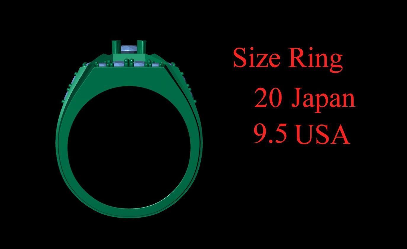 Ring Men D12 3D model 3D printable | CGTrader