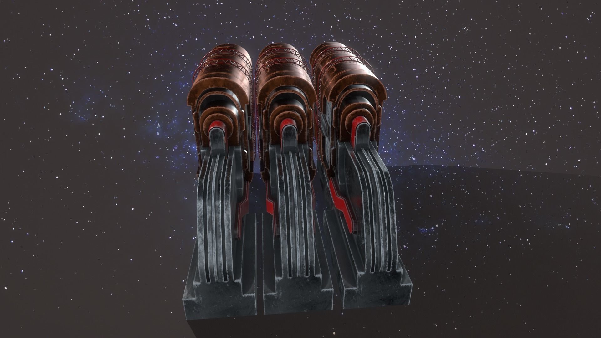 3D model SCI-FI Containner prop space ship VR / AR / low-poly | CGTrader