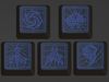16x Diablo 4 Druid Keycaps 3D STL File Mechanical Keyboard 3D model 3D ...
