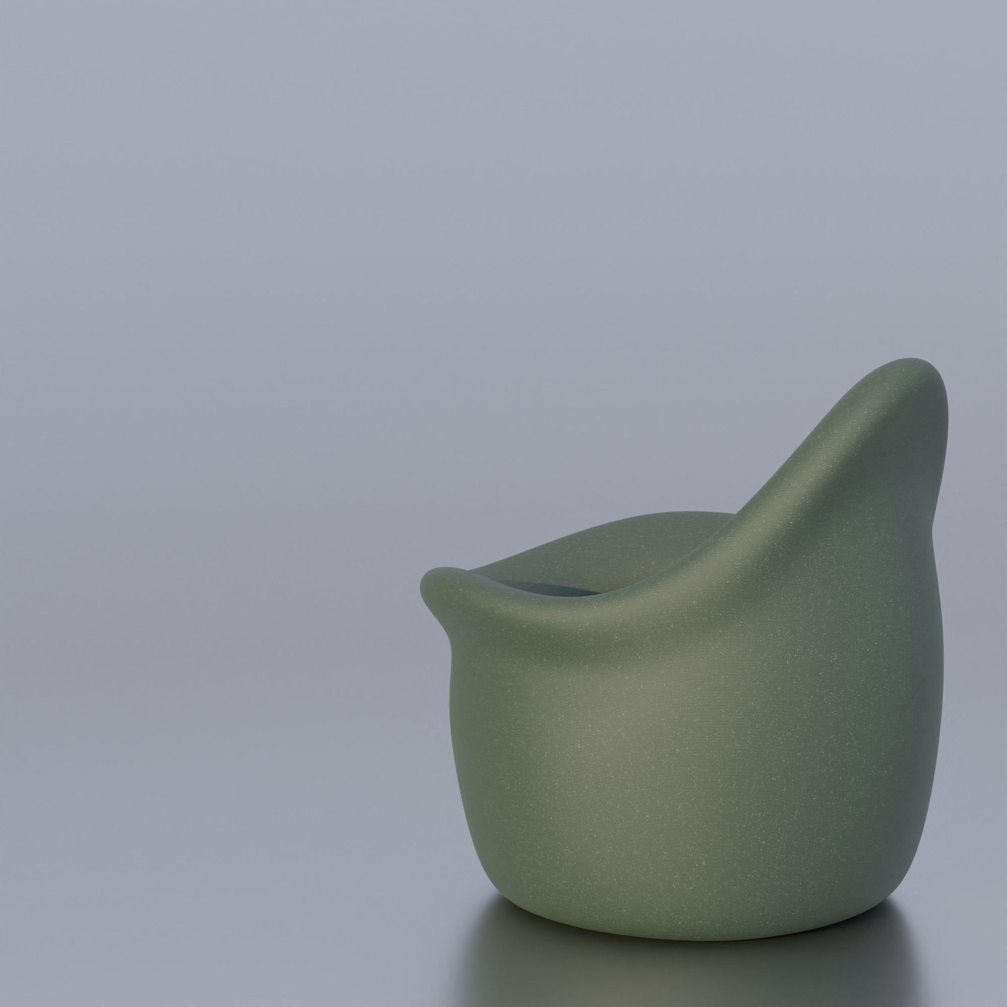 The Blue Concept STL File of Desk Organizer PenStand and Planter 3D ...