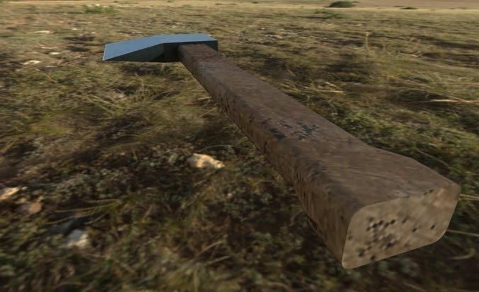 Low-Poly Axe 3D Model 3D model | CGTrader