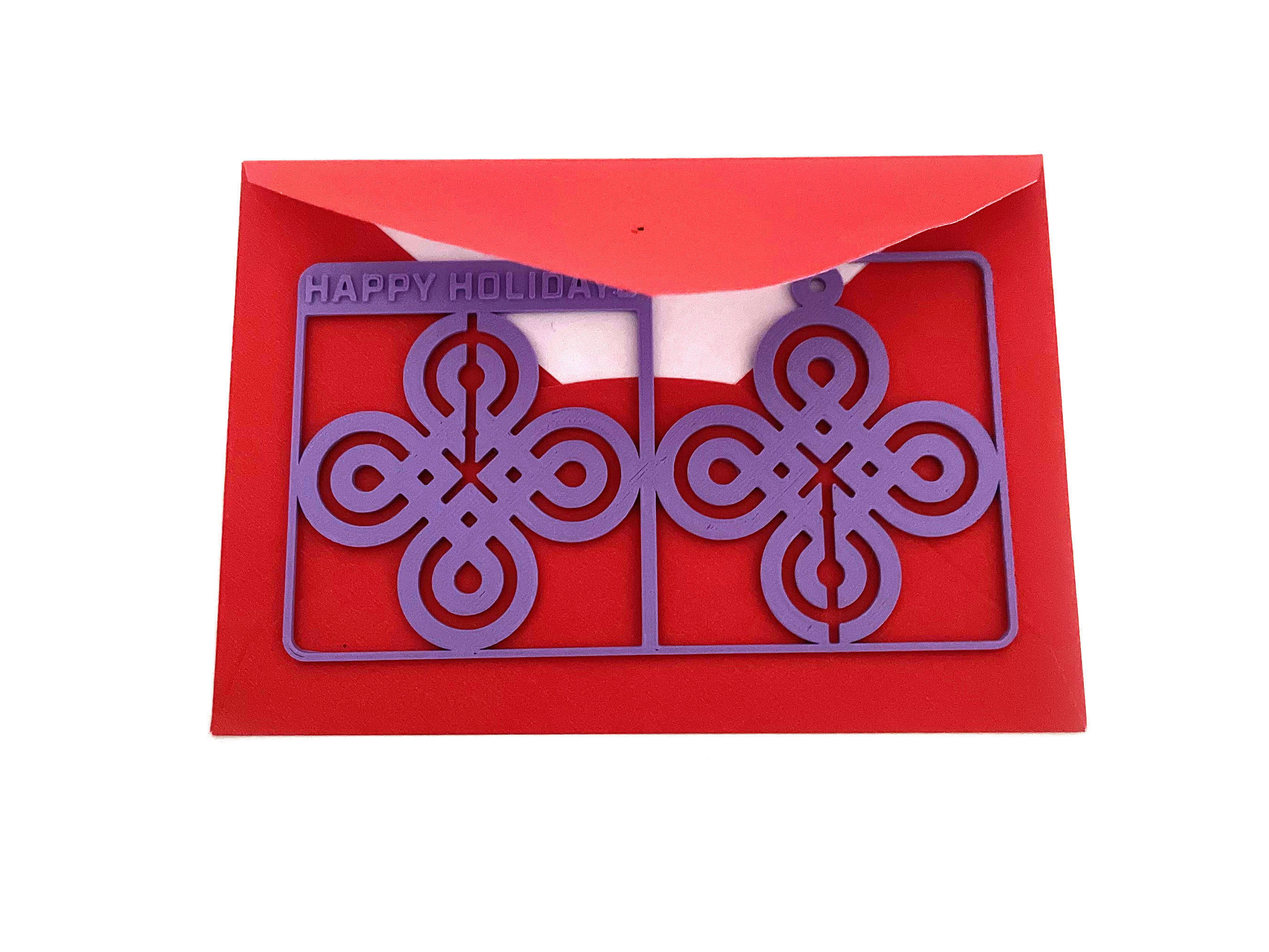 Holiday 3D Printable Geometric Stocking Sprue STL File Ornament 3D ...