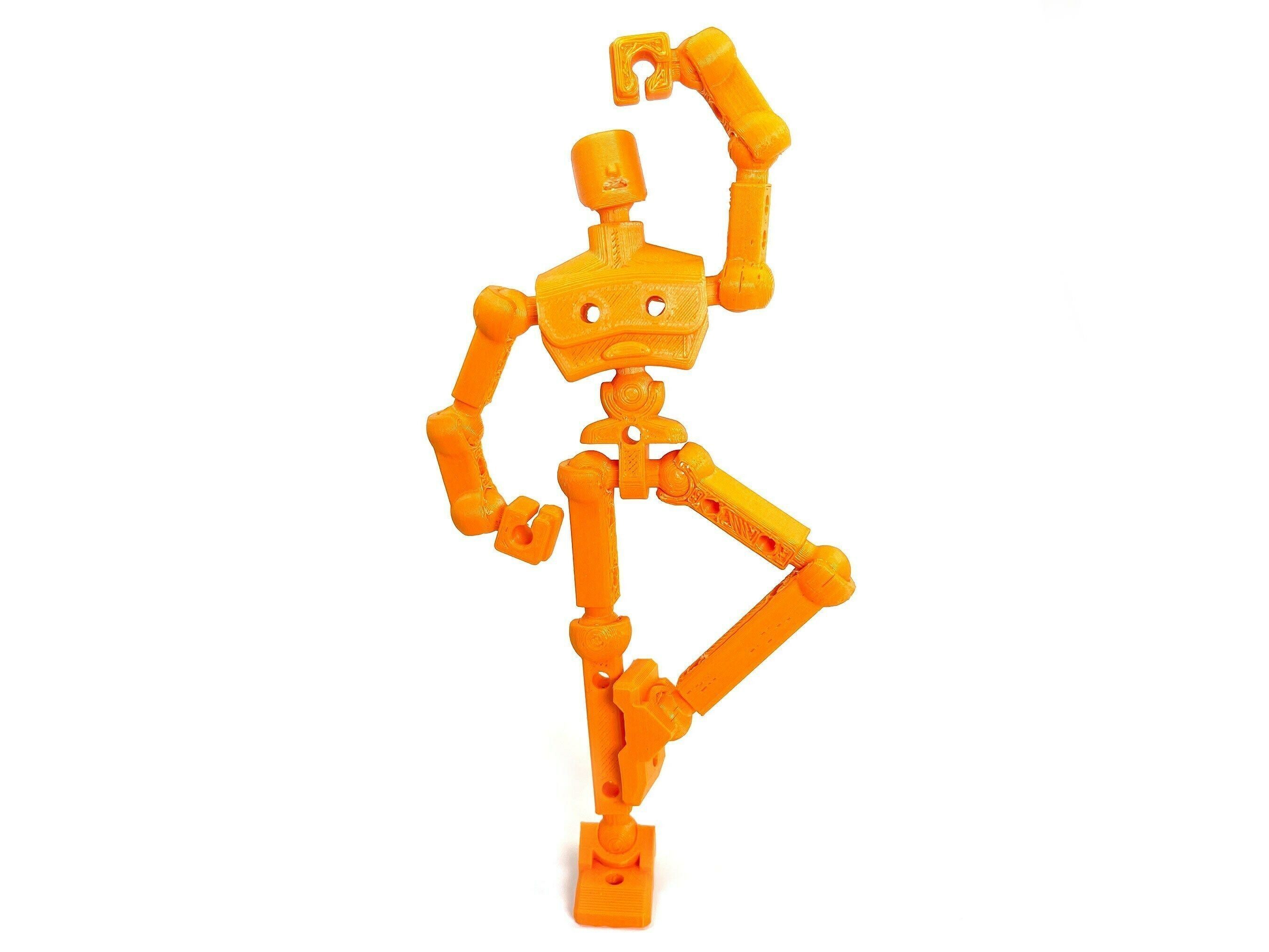 Flexifriend 3D Printable Fully Articulated Action Figure 3D model 3D ...