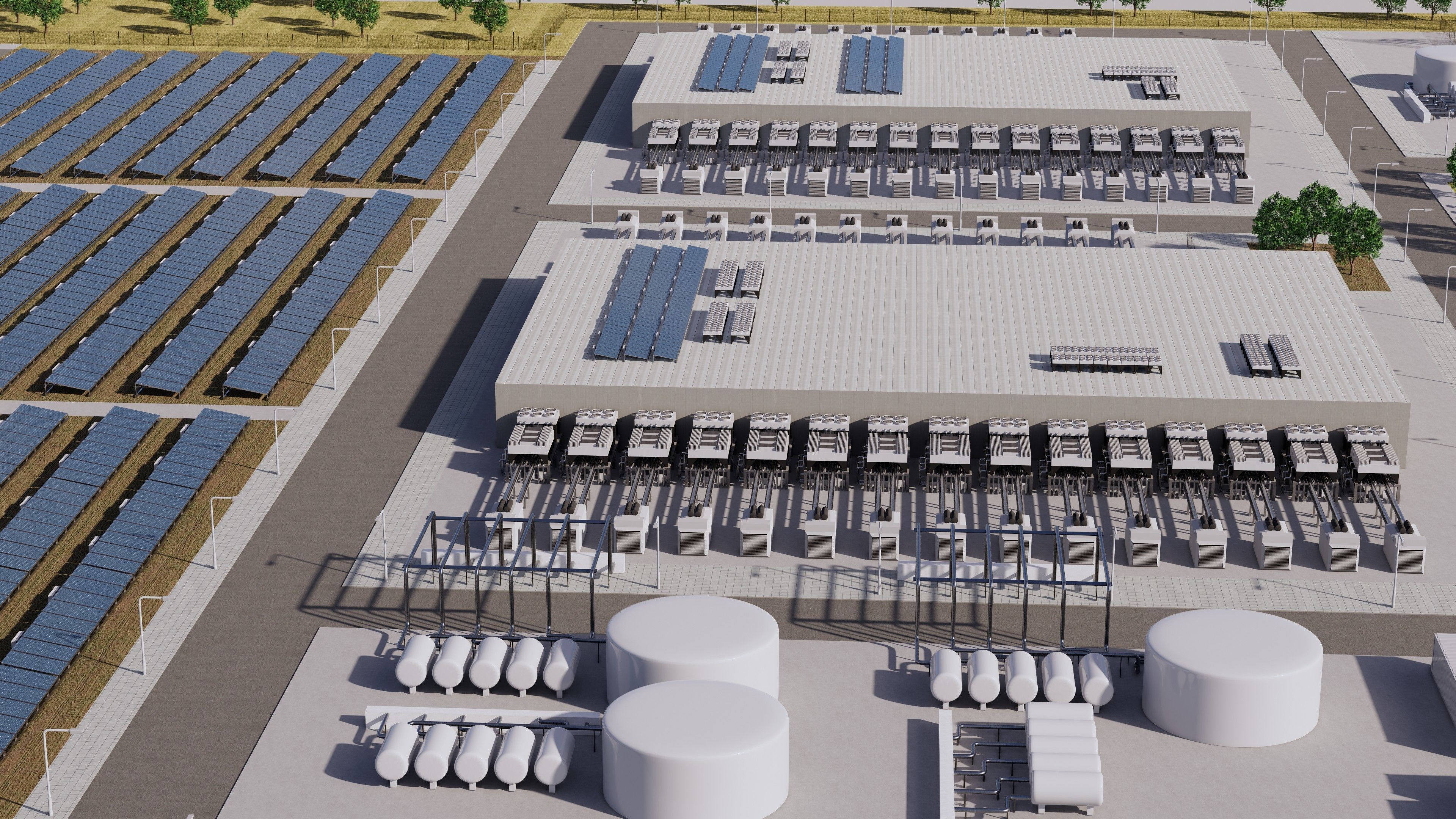 Apple Data Center Building with Interior 3D model | CGTrader