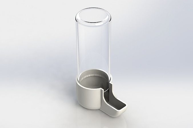 Solidworks 2023 - Automatic Bird Cage Water Drinker free 3D model 3D ...