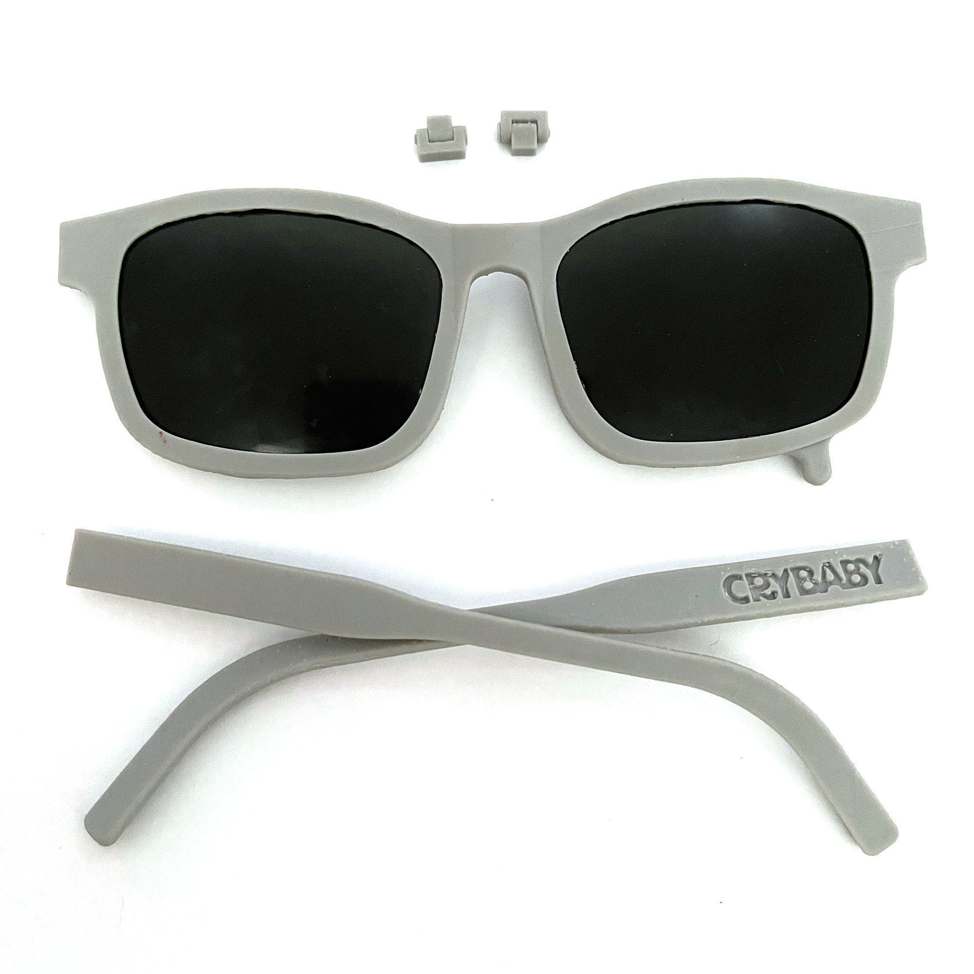 Crybaby Asymmetrical Sunglasses Royalty Free 3D Print Glasses 3D model ...