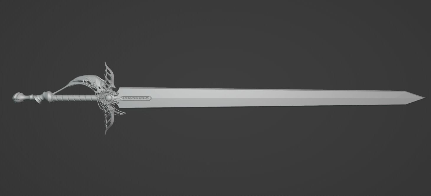Final Fantasy Genesis Sword 3d model 3D model | CGTrader