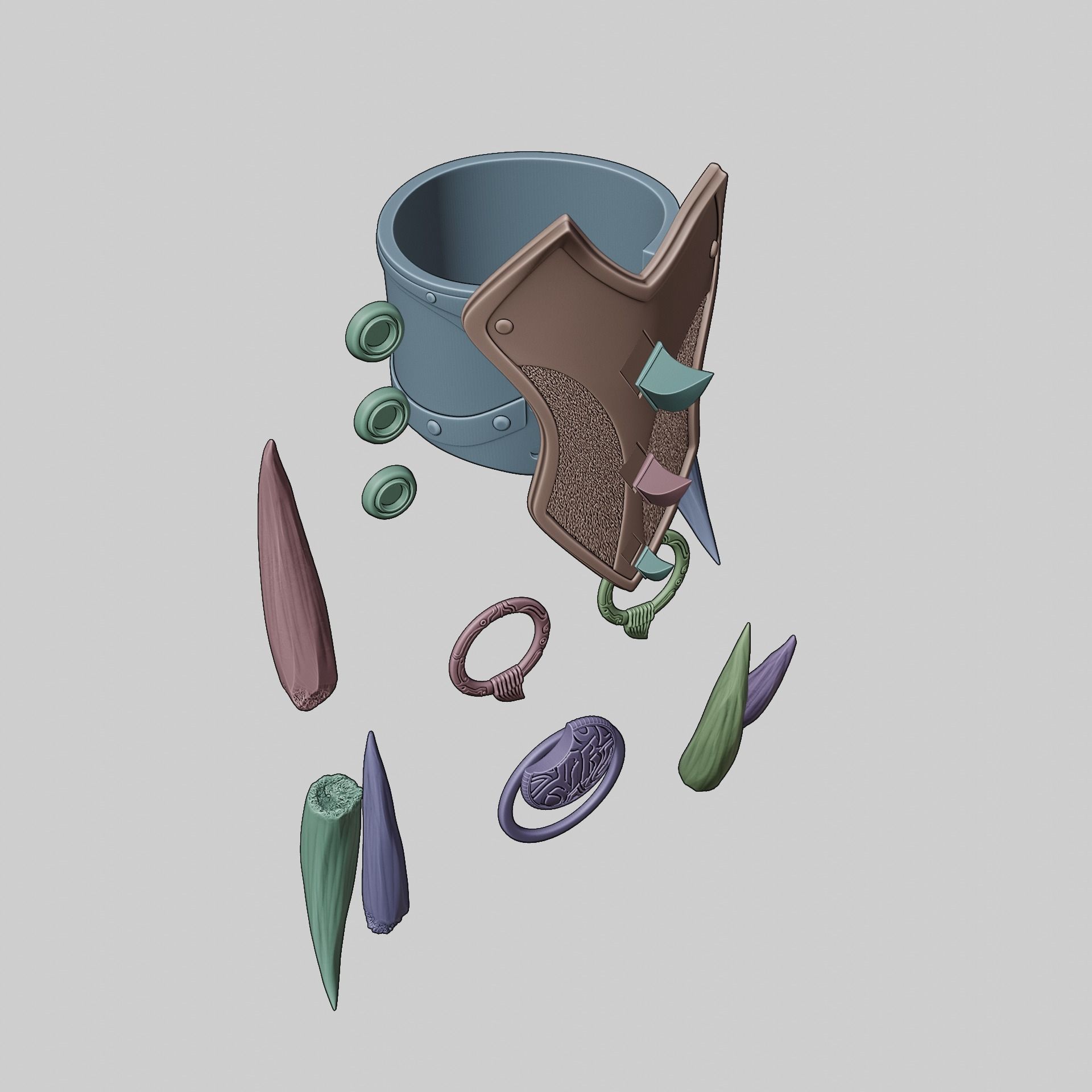 Karlach Cosplay Set Baldurs Gate 3 3D model 3D printable | CGTrader