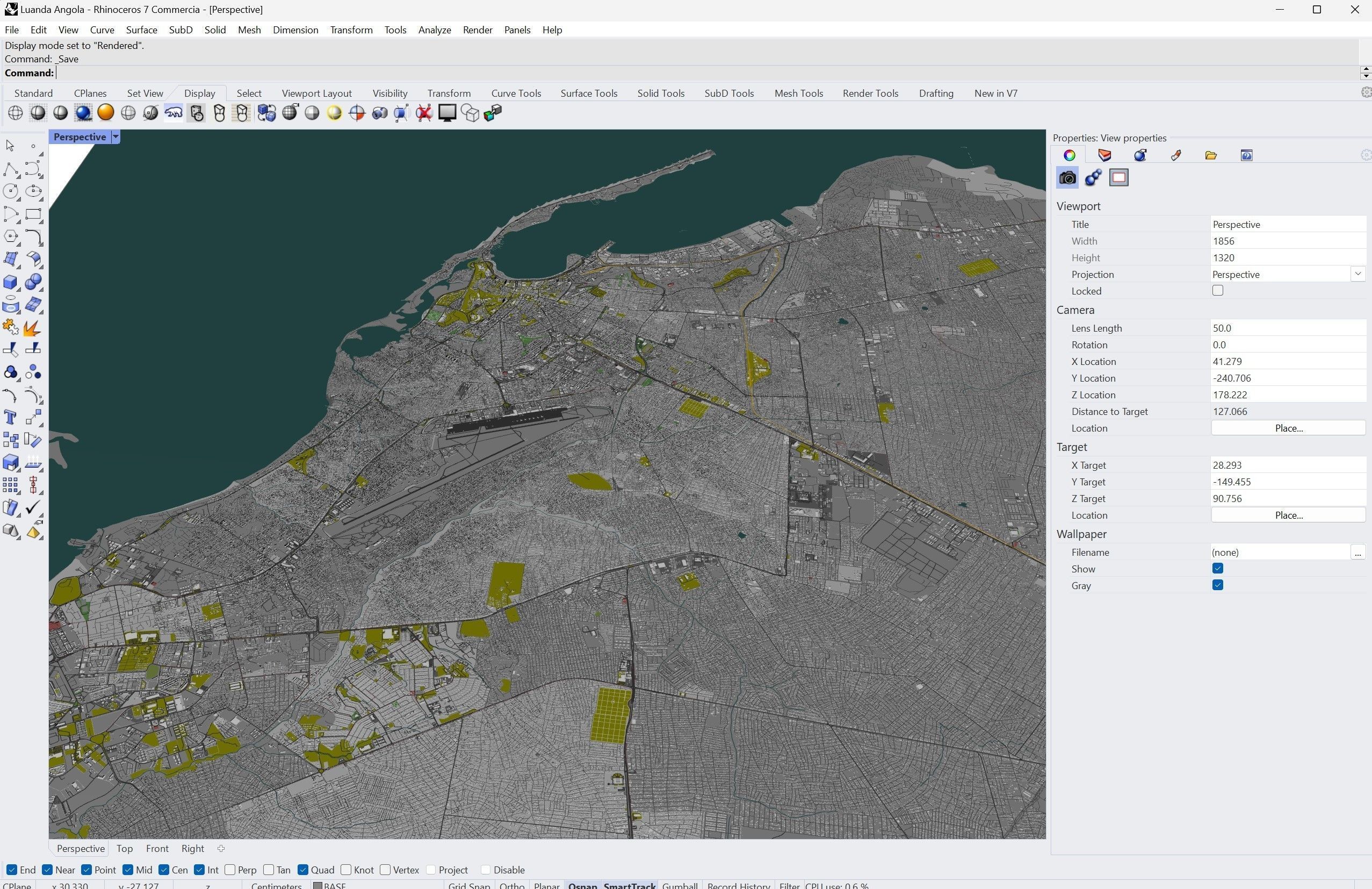 3D model Luanda Angola 45km AI VR / AR / low-poly | CGTrader