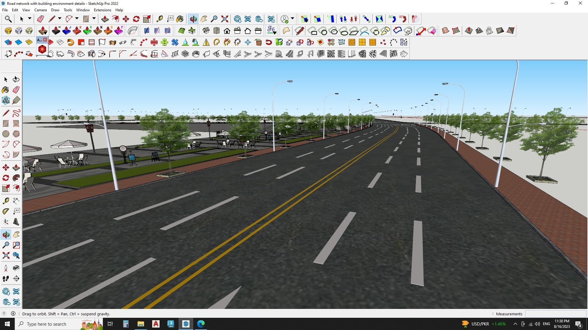modular city road 3d model 3D model | CGTrader