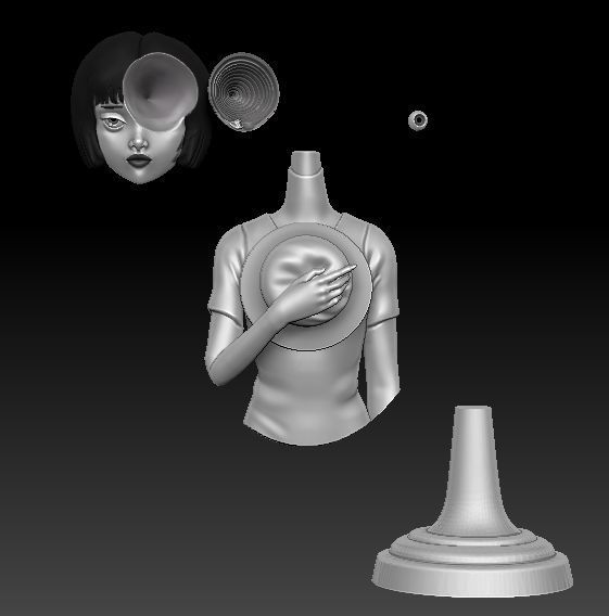 Uzumaki Junji Ito 3d print model 3D model 3D printable | CGTrader