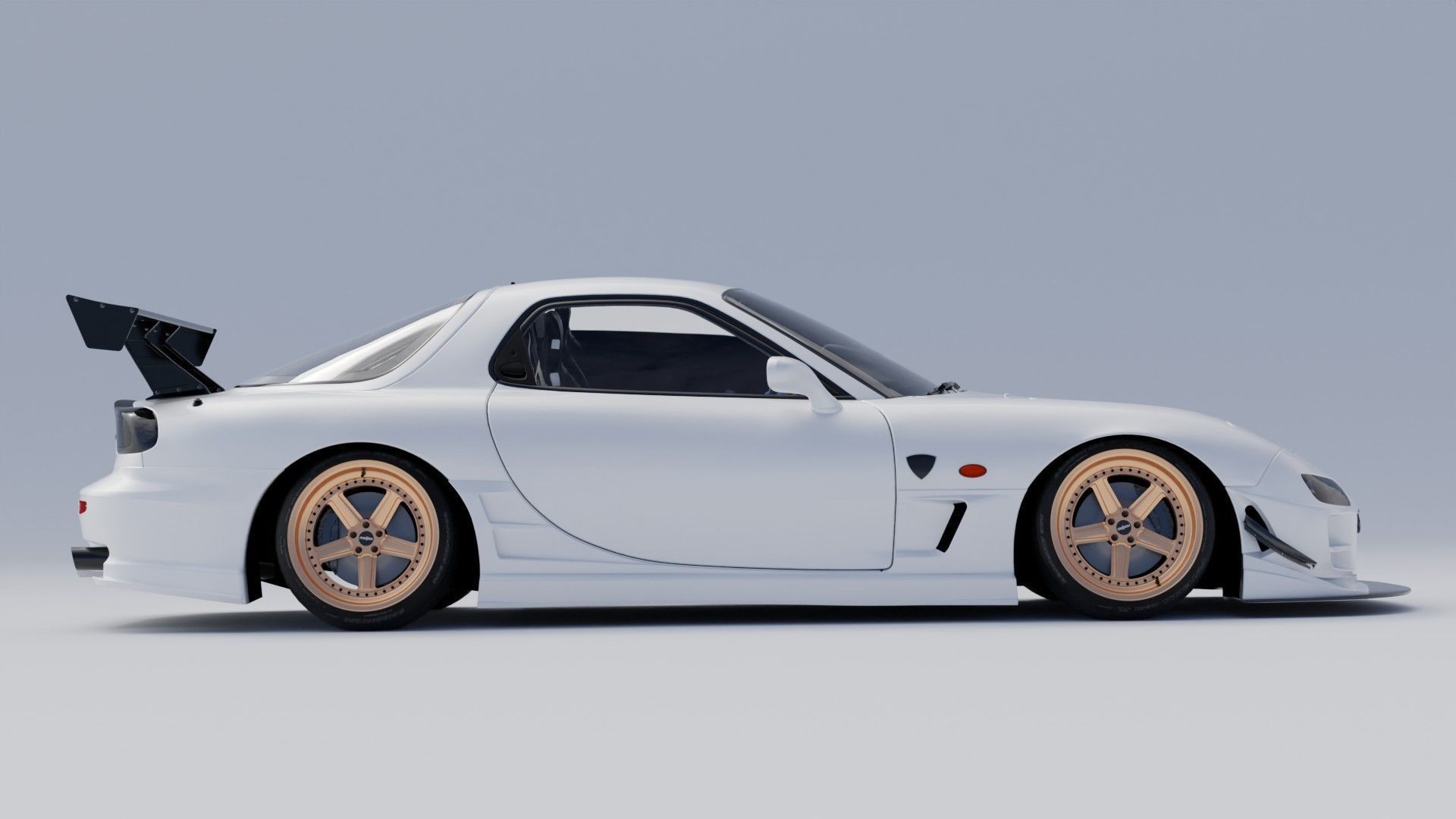 Mazda RX7 Highpoly 3D Model 3D model | CGTrader