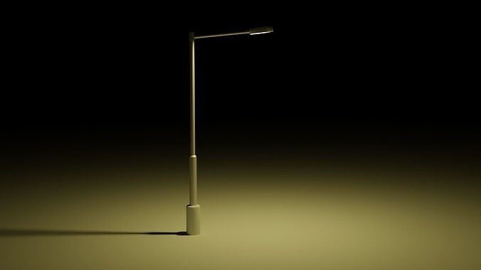 simple street light 3D model | CGTrader