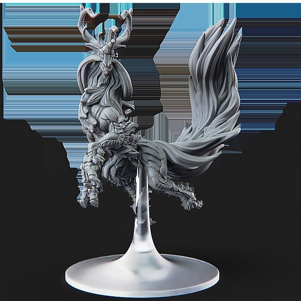 Ki Rin - 3D Printable TTRPG - PRESUPPORTED - 32mm Scale 3D model 3D ...