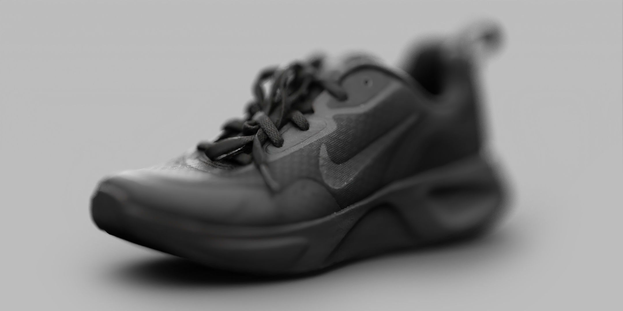 3D model Hyper Realistic Nike Wearallday Sports Shoe High and Low Poly ...