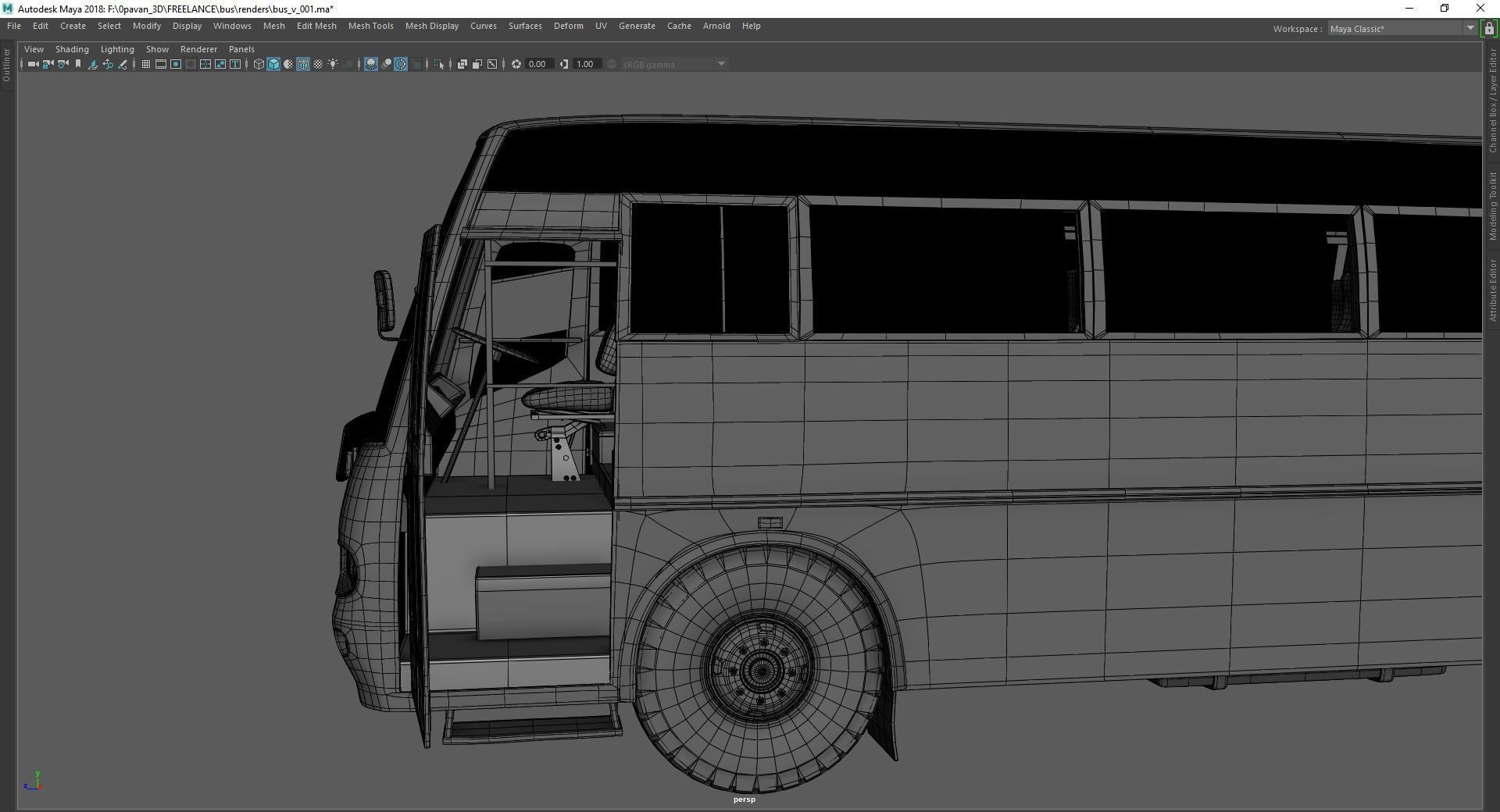 Bus 3D model P8000 BMR Classic 3D model | CGTrader