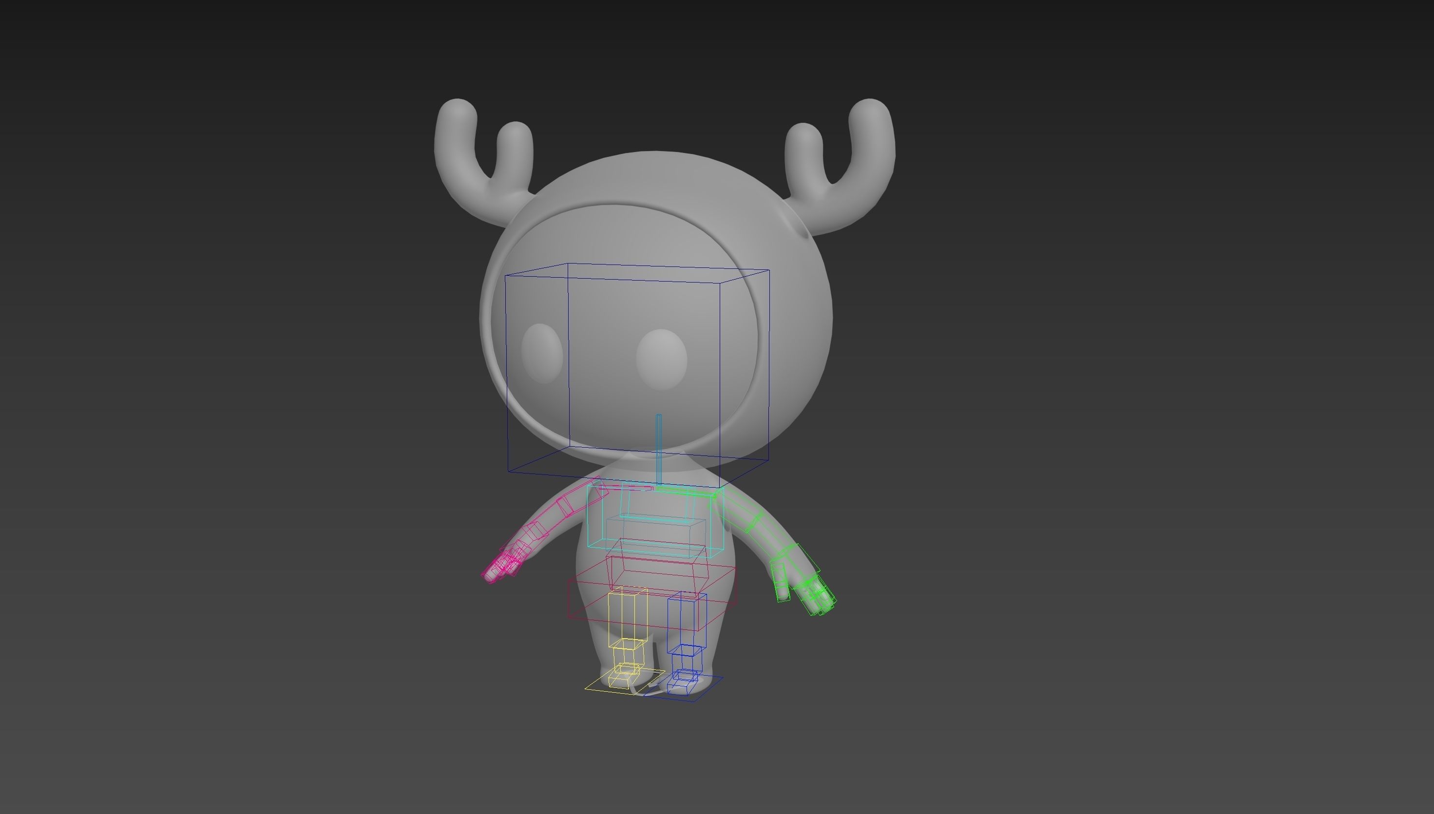 Character250 Rigged Mascot 3D model rigged | CGTrader