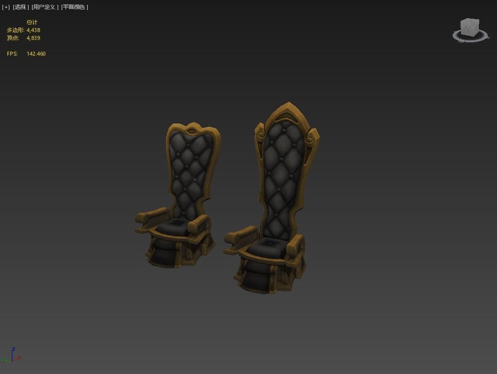 3D model Throne VR / AR / low-poly | CGTrader