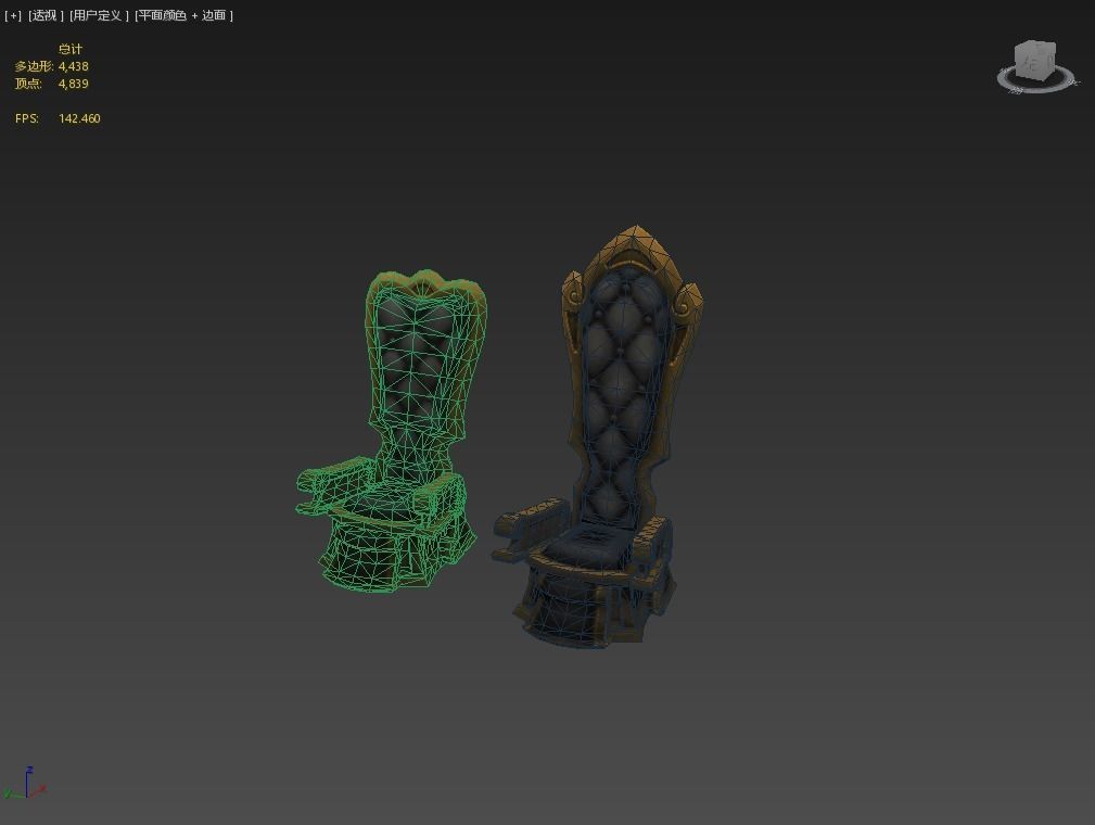 3D model Throne VR / AR / low-poly | CGTrader