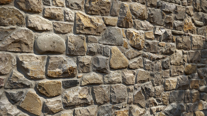 Italian stone wall Texture | CGTrader