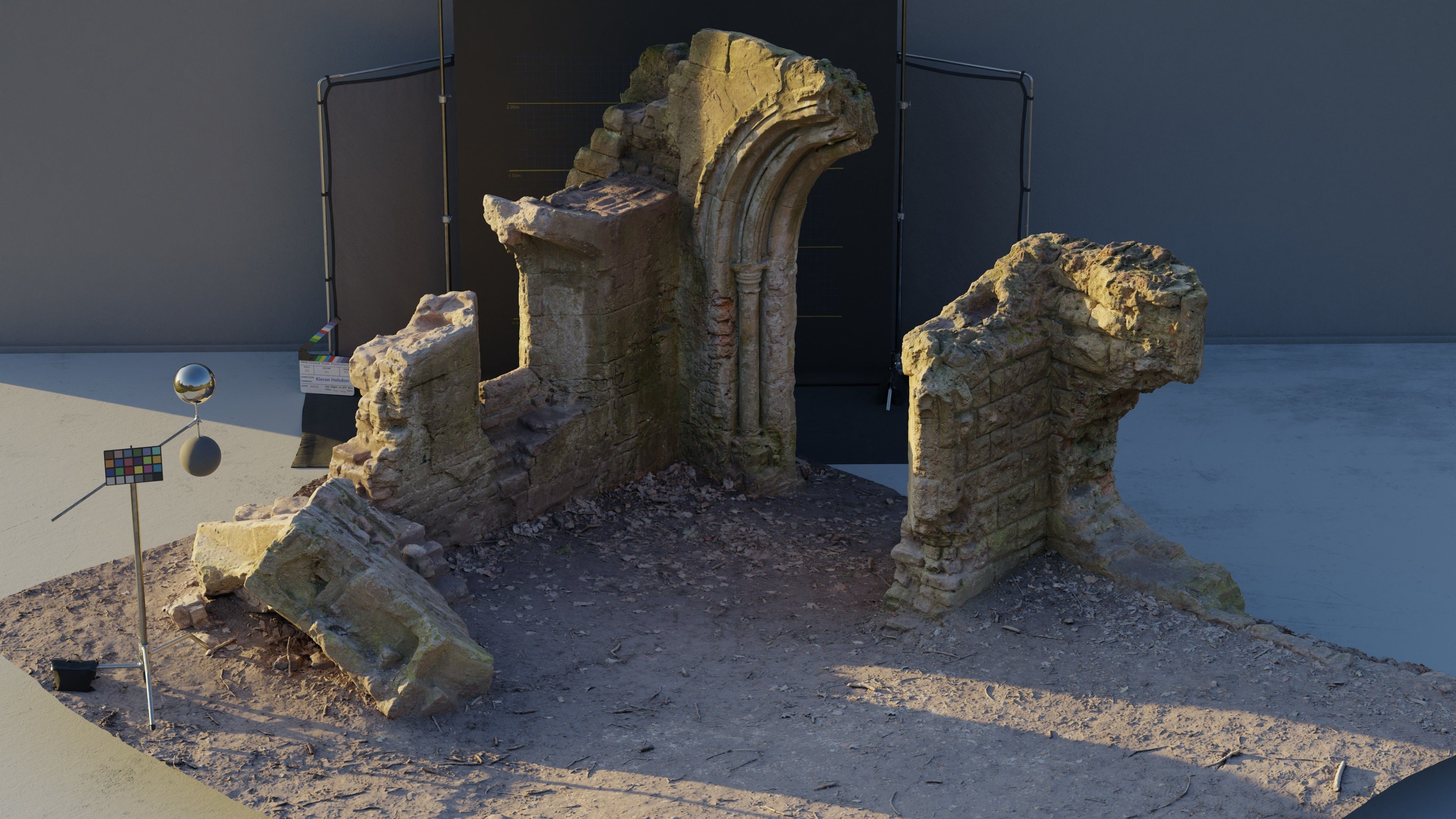 3D model Photogrammetry Model of a Victorial Folly VR / AR / low-poly ...