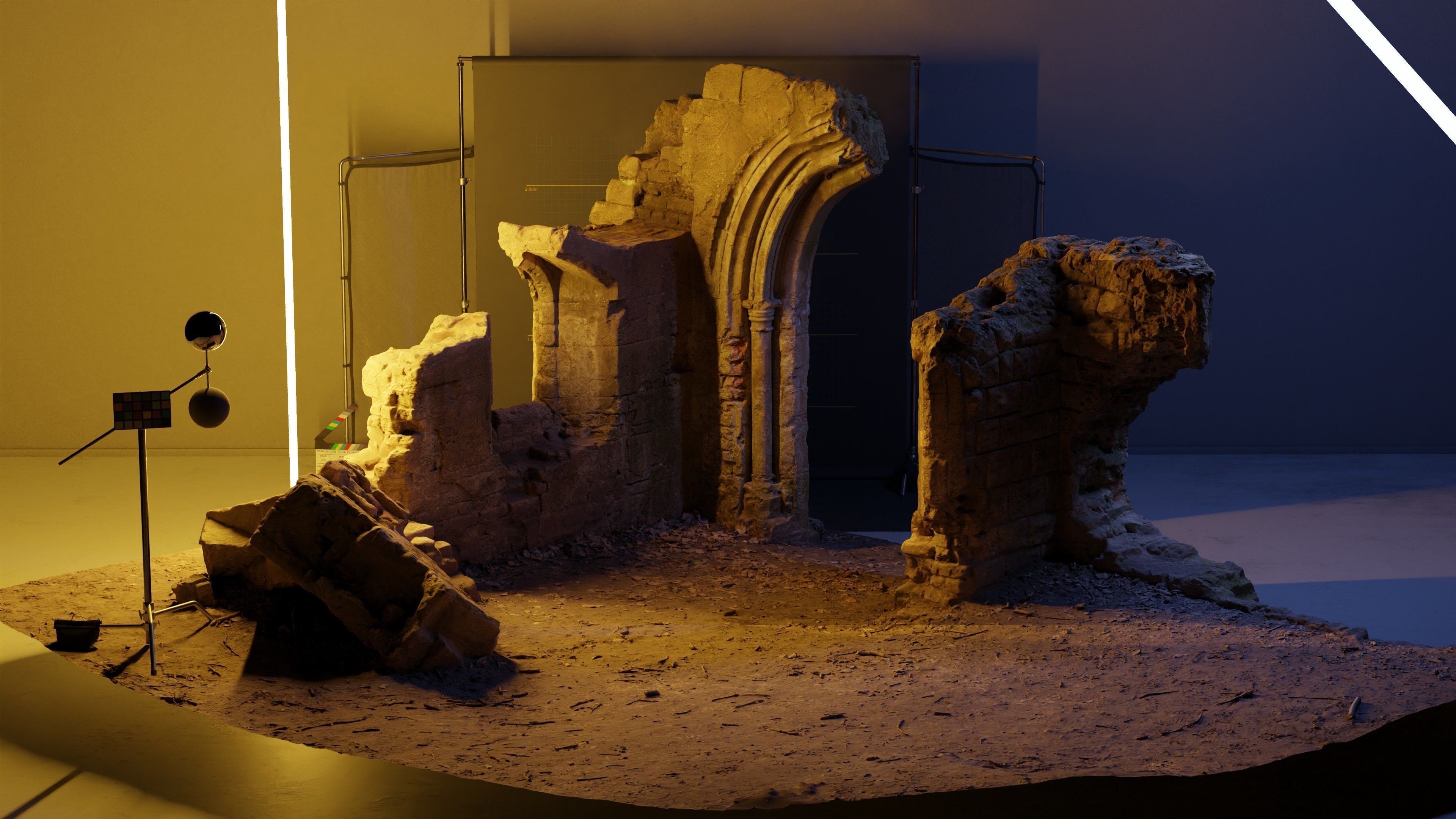 3D model Photogrammetry Model of a Victorial Folly VR / AR / low-poly ...