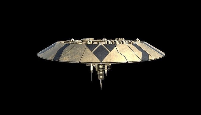 3D model Alien Mothership VR / AR / low-poly | CGTrader