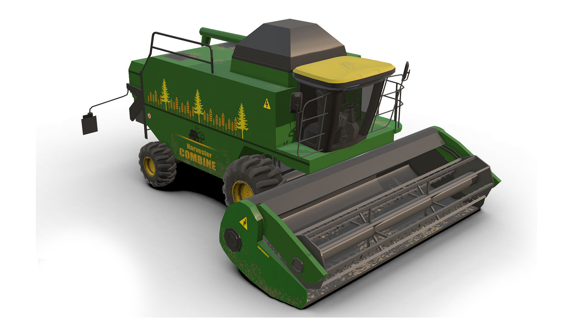 3D model Combine truck VR / AR / low-poly | CGTrader