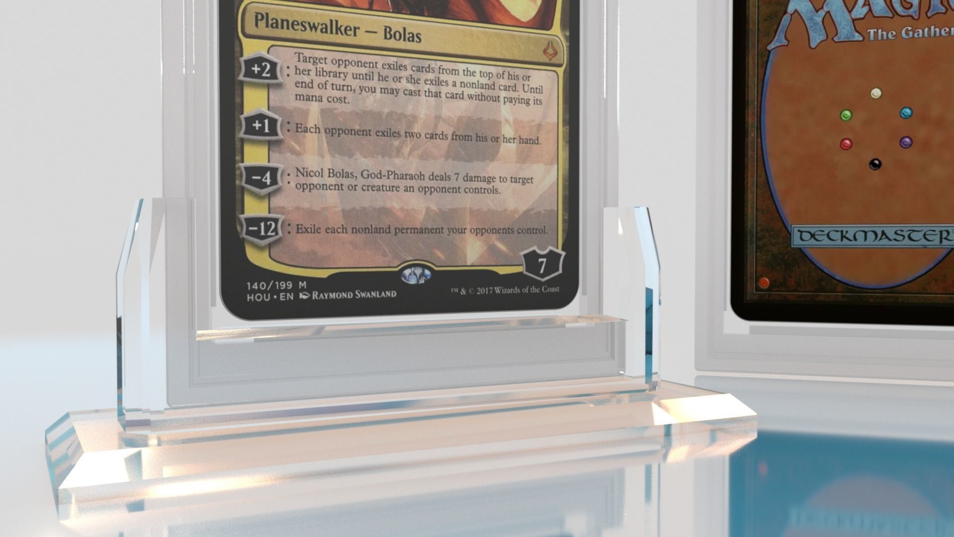 Magic The Gathering Graded Card Case With Display Stand 3D model | CGTrader