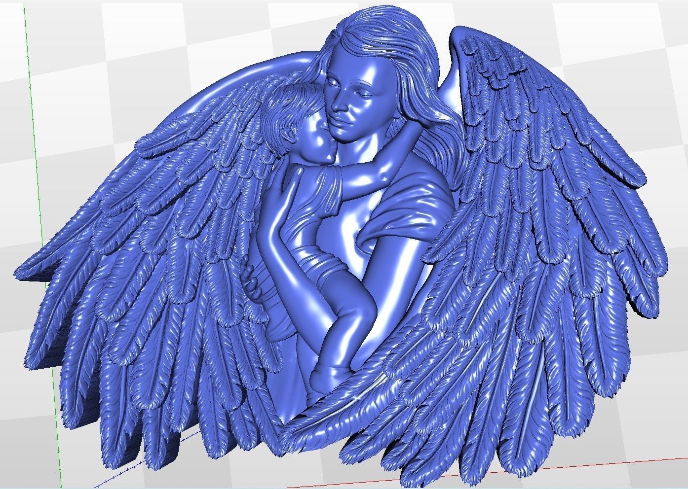 Mother Angel Texture | CGTrader