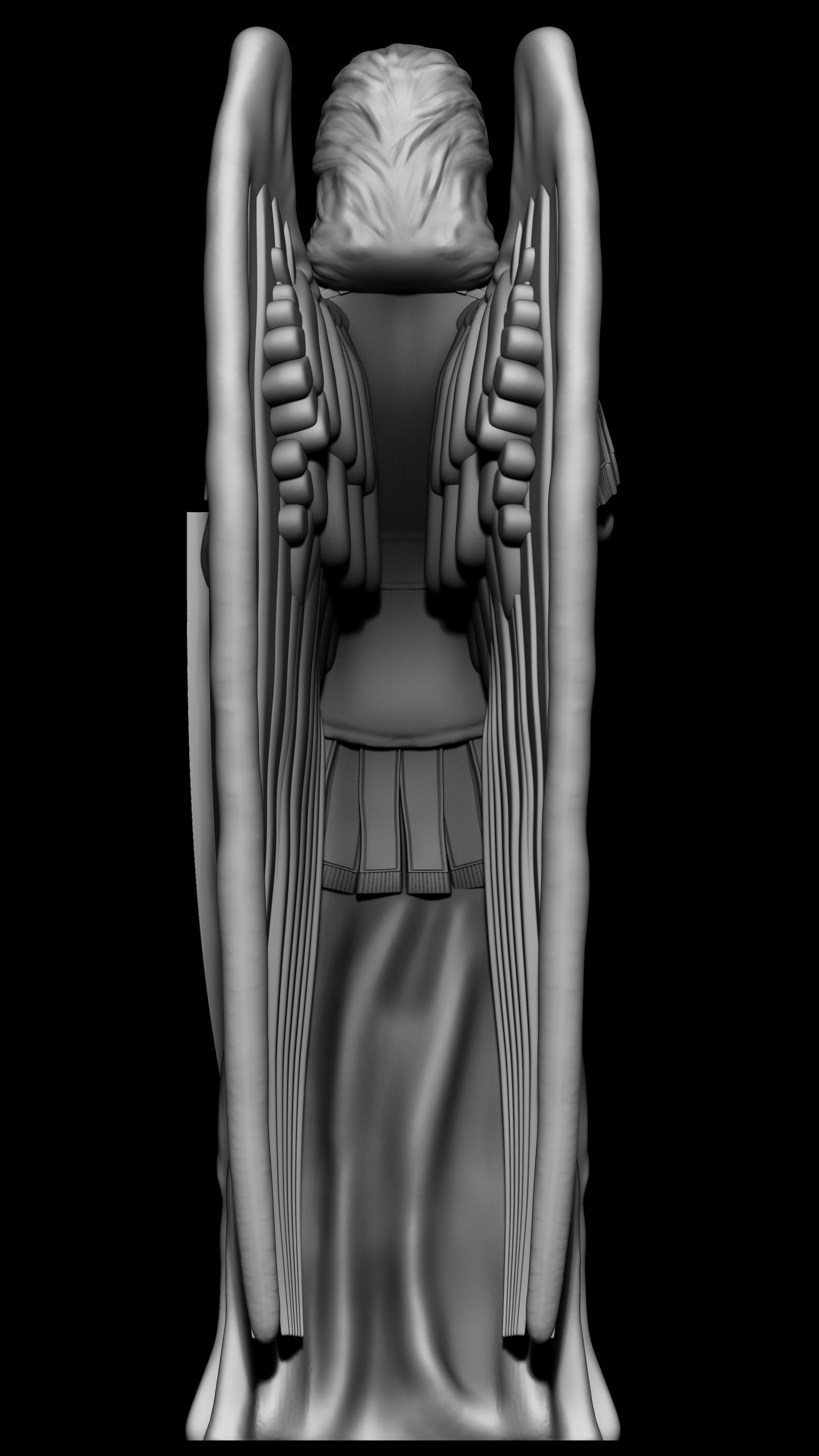 Archangel Michael 3D Model Sculpture 3D model 3D printable | CGTrader