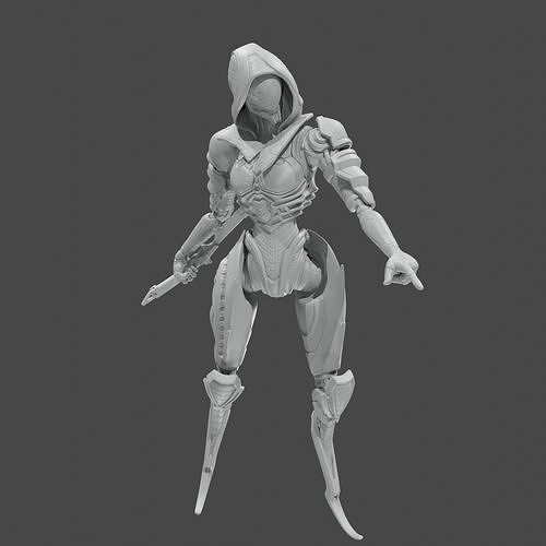 Apex Legends Character 3D Print OBJ STL File Ash 14 3D model 3D ...