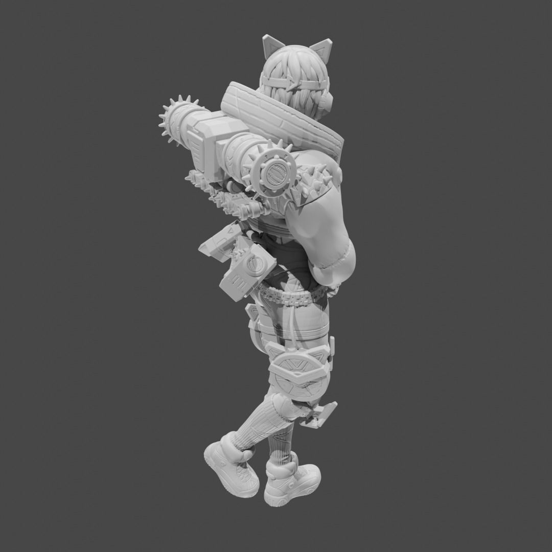 Apex Legends Character 3D Print OBJ STL File Wattson 1 3D model 3D ...
